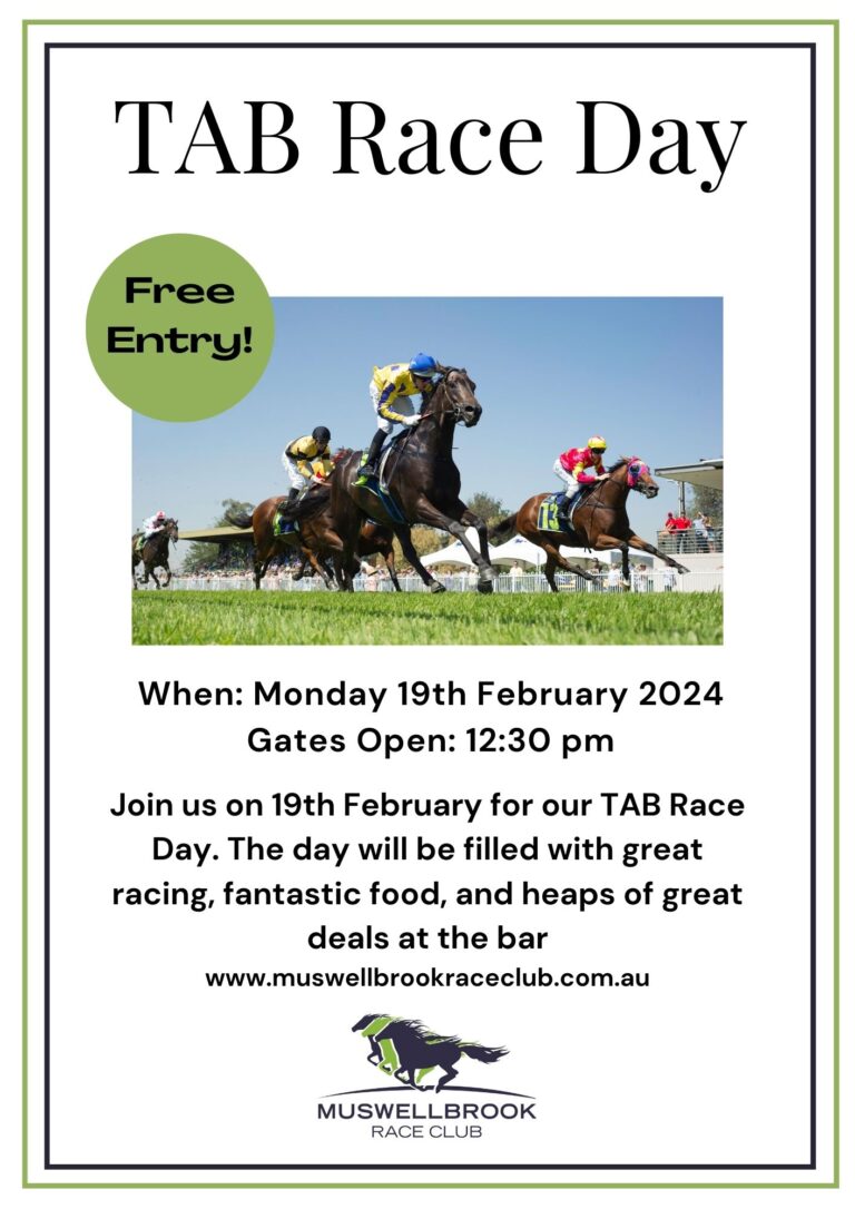 February TAB Race Day - Muswellbrook Race Club